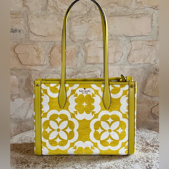 kate spade | Bags | Kate Spade Yellow Floral Tote Bag | Poshmark